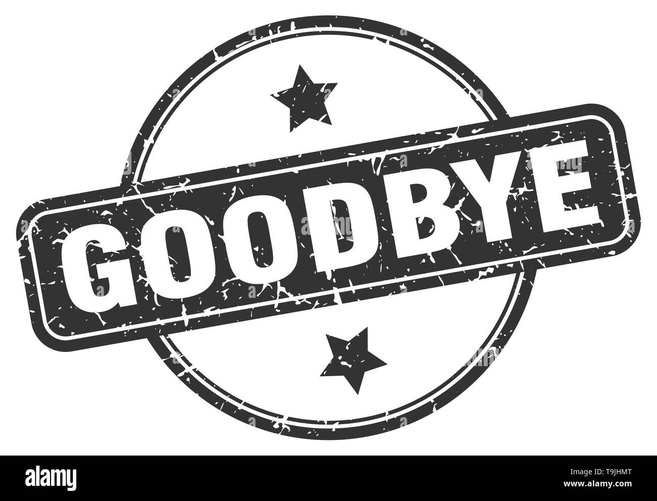 goodbye round vintage grunge stamp Stock Vector Image & Art - Alamy