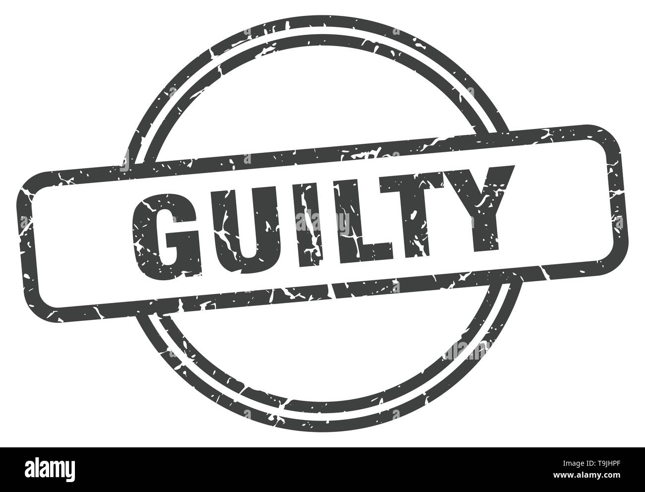 Guilty stamp sign seal Stock Vector Images - Alamy