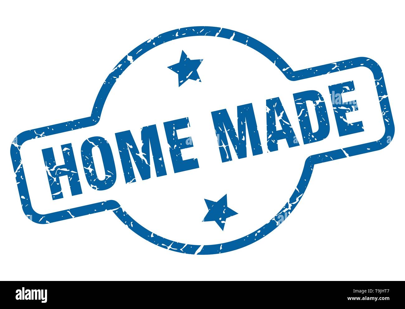 home made vintage stamp. home made sign Stock Vector Image & Art - Alamy