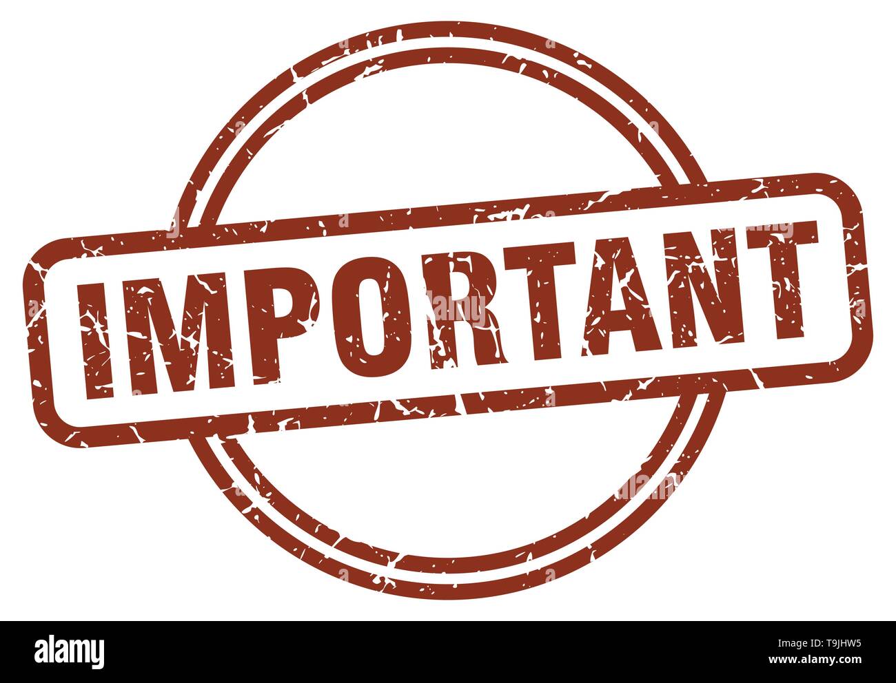 important stamp isolated on white Stock Vector Image & Art - Alamy