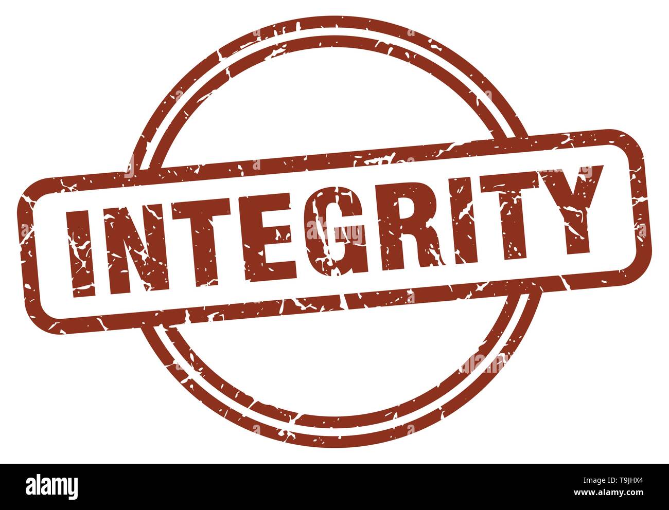 integrity stamp isolated on white Stock Vector Image & Art - Alamy