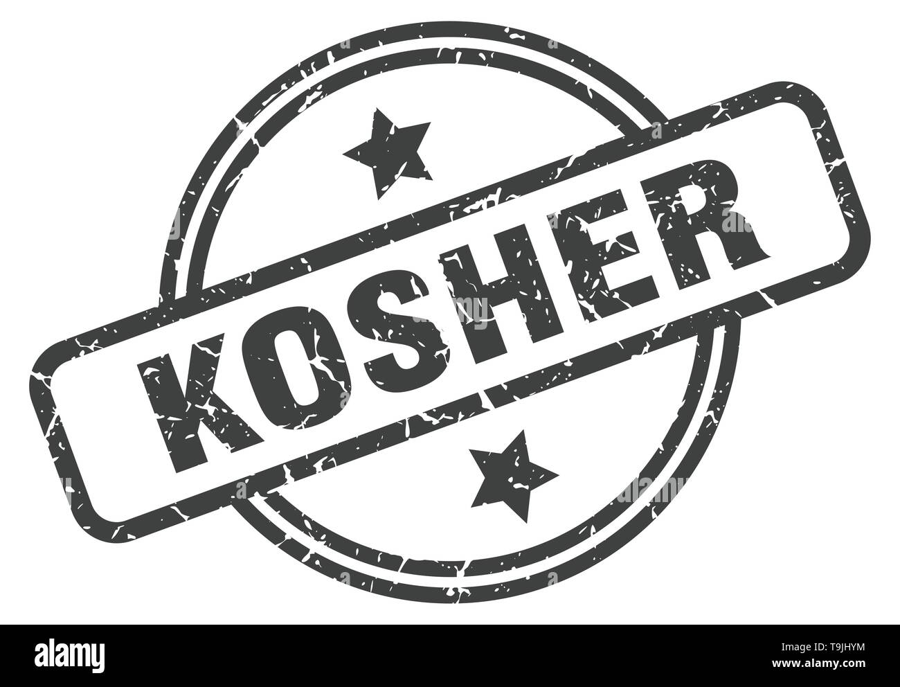 kosher stamp isolated on white Stock Vector Image & Art - Alamy