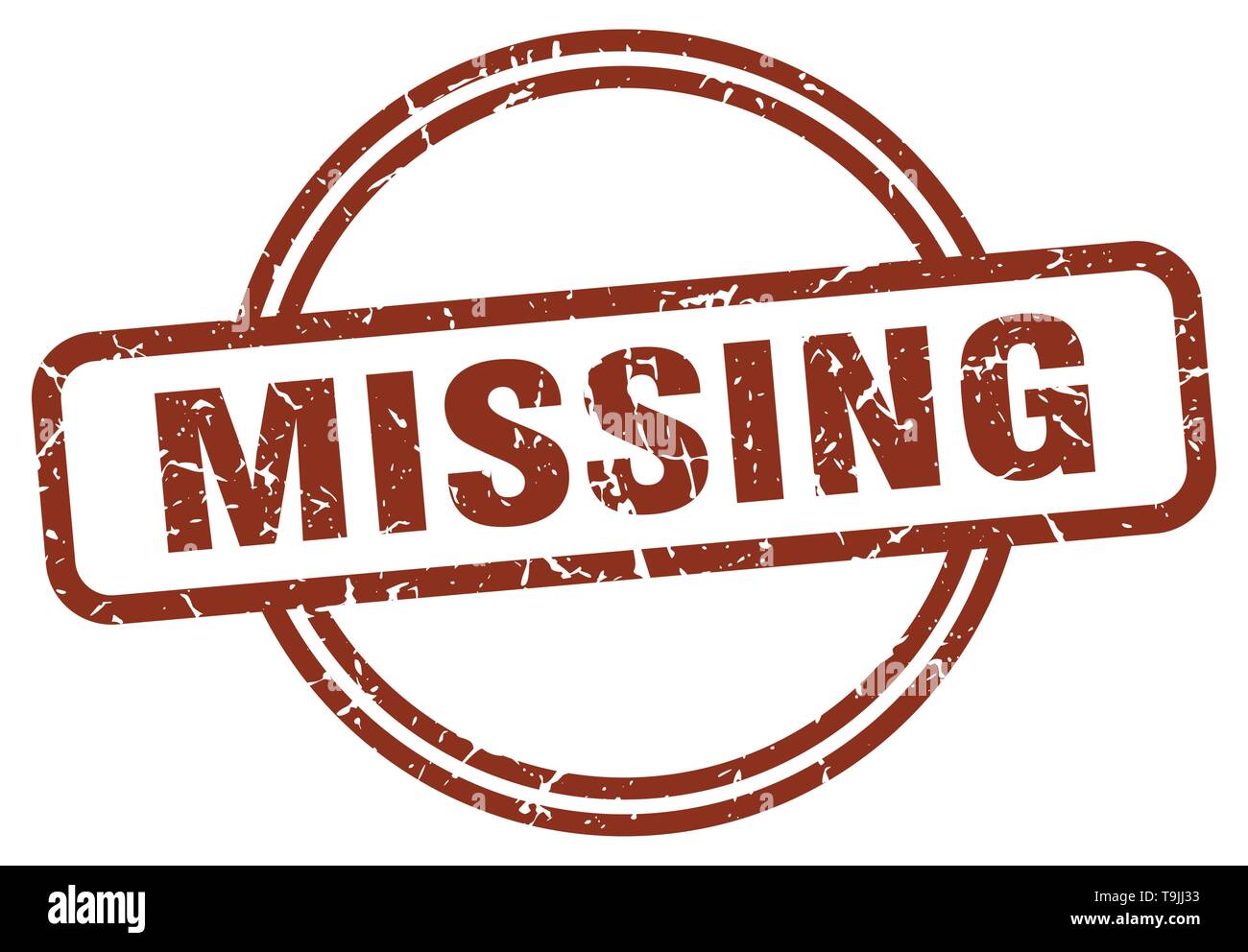 missing stamp isolated on white Stock Vector Image & Art - Alamy