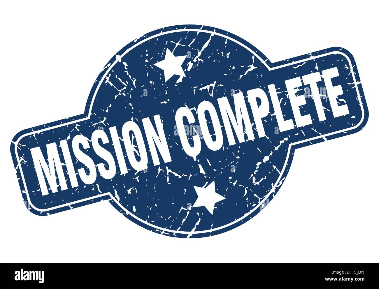 Mission complete rubber stamp Stock Vector Images - Alamy