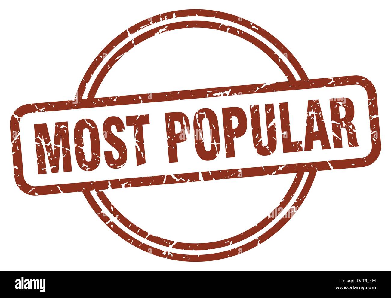 most popular stamp isolated on white Stock Vector Image & Art - Alamy