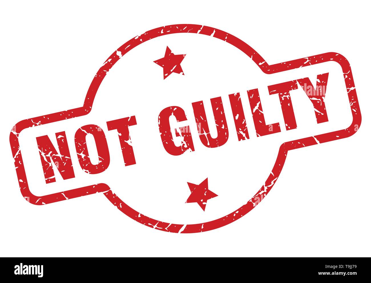 Not guilty Stock Vector Images - Alamy