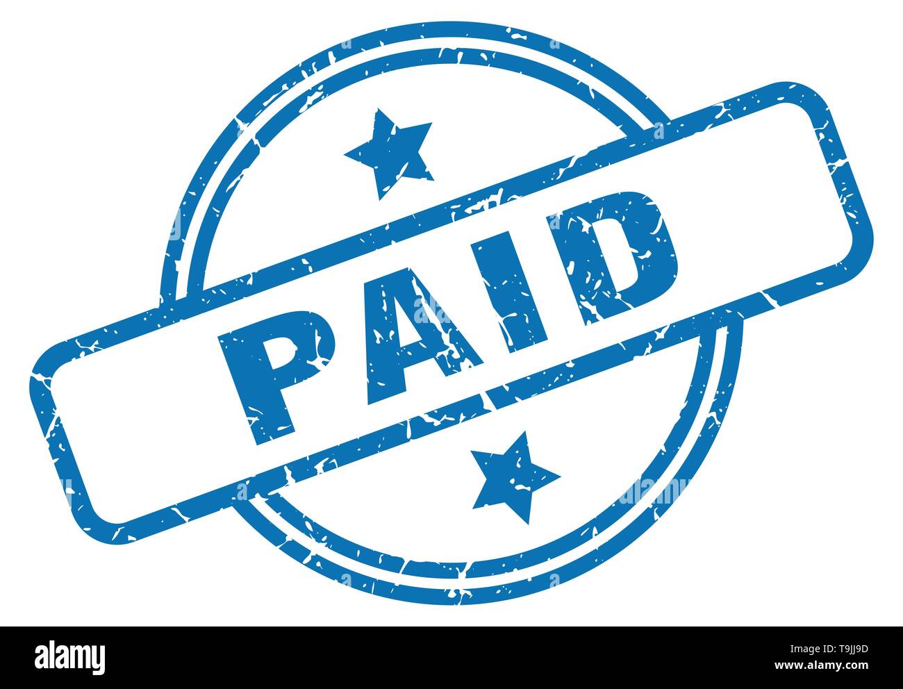 paid round vintage grunge stamp Stock Vector Image & Art - Alamy