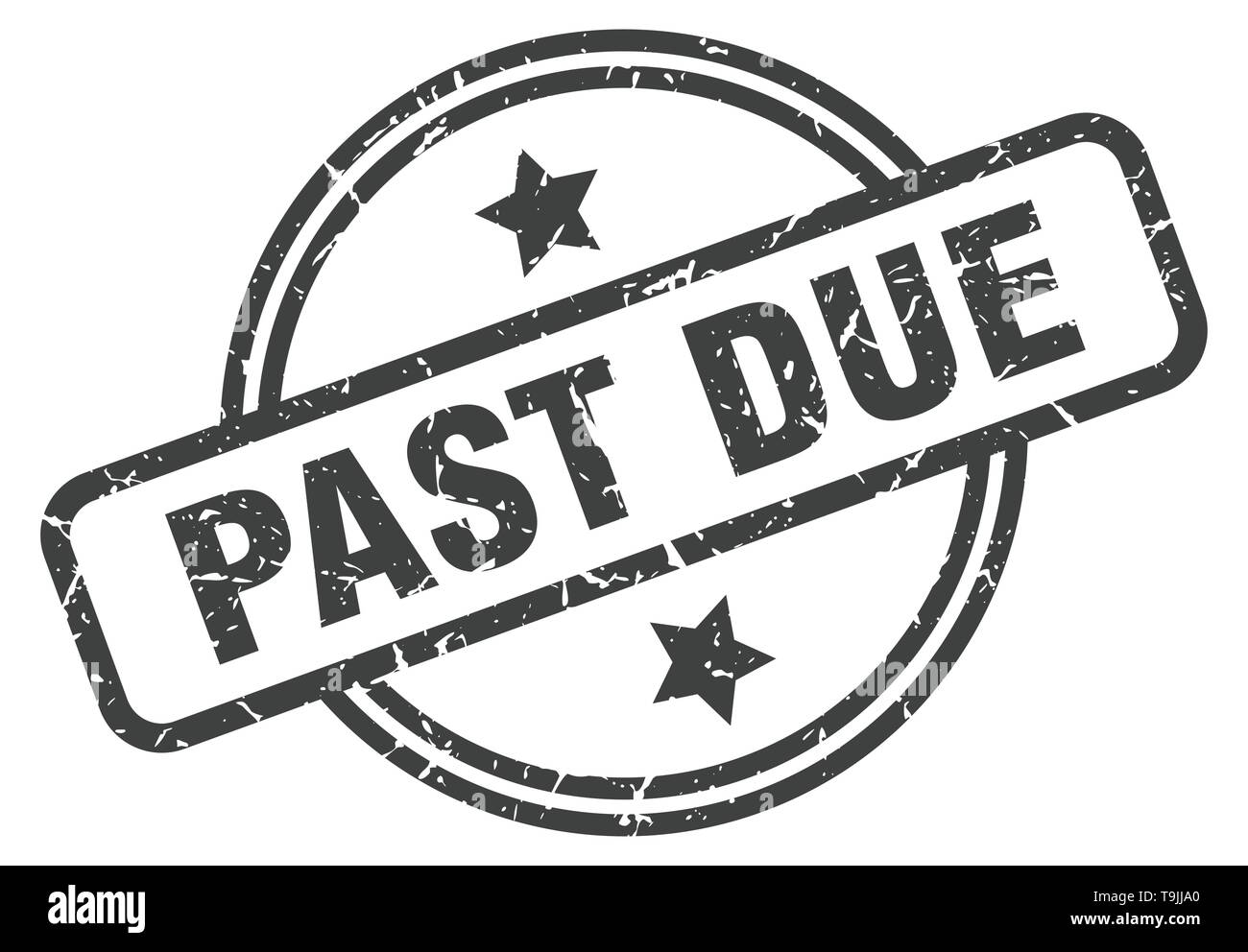 past due stamp isolated on white Stock Vector Image & Art - Alamy