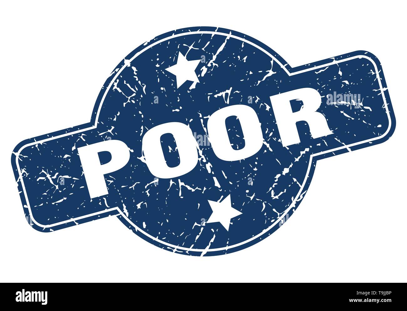 poor vintage round isolated stamp Stock Vector Image & Art - Alamy