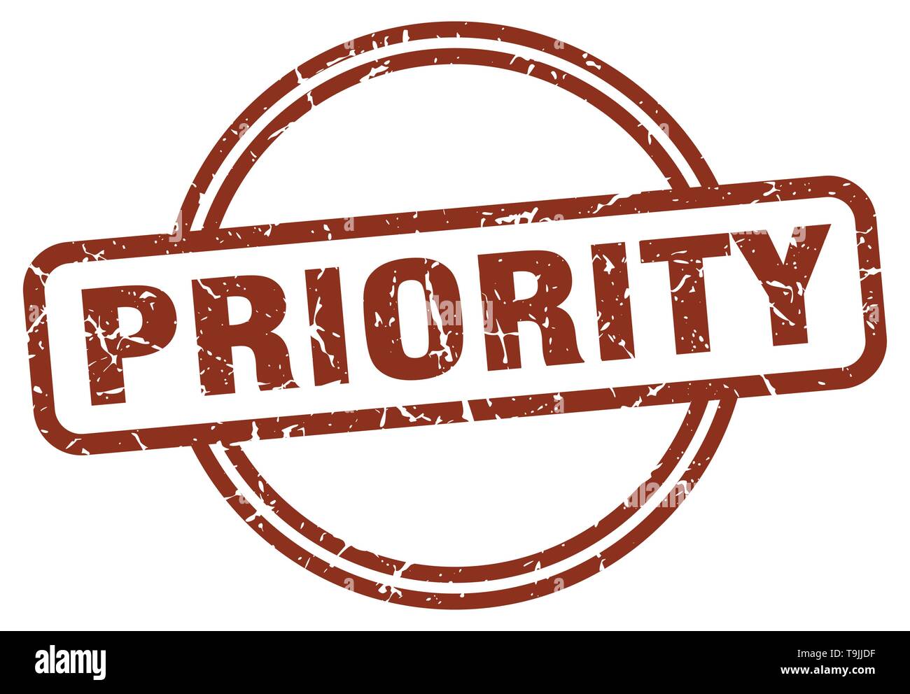 priority stamp isolated on white Stock Vector Image & Art - Alamy
