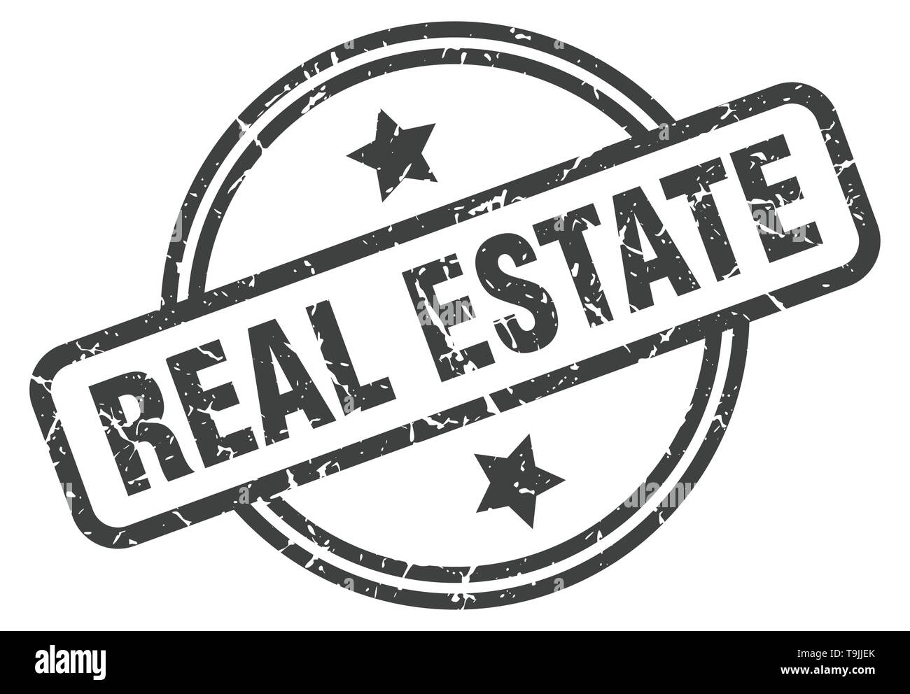 real estate stamp isolated on white Stock Vector Image & Art - Alamy