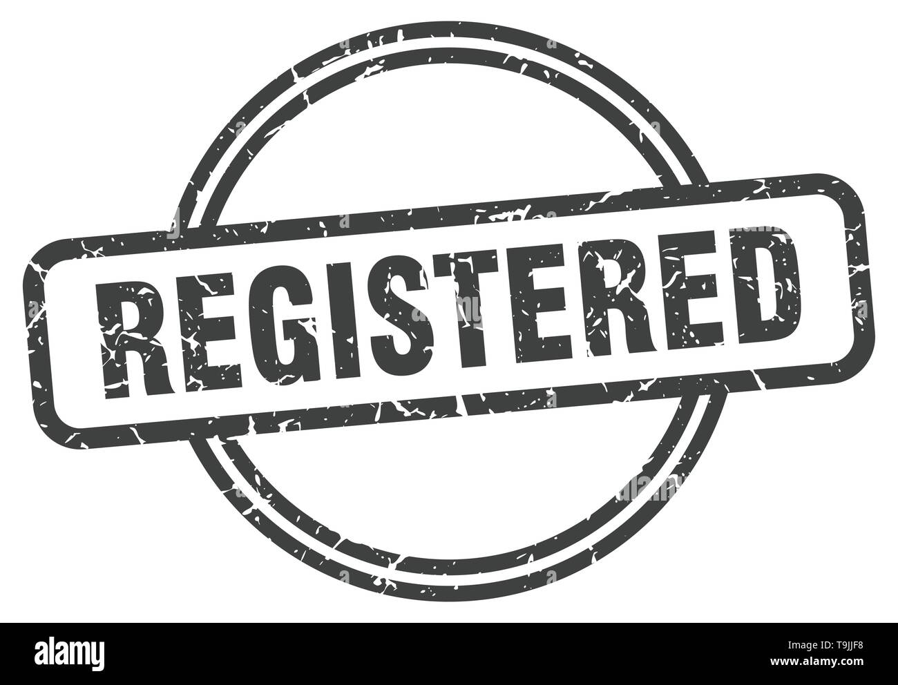 registered vintage stamp. registered sign Stock Vector Image & Art - Alamy