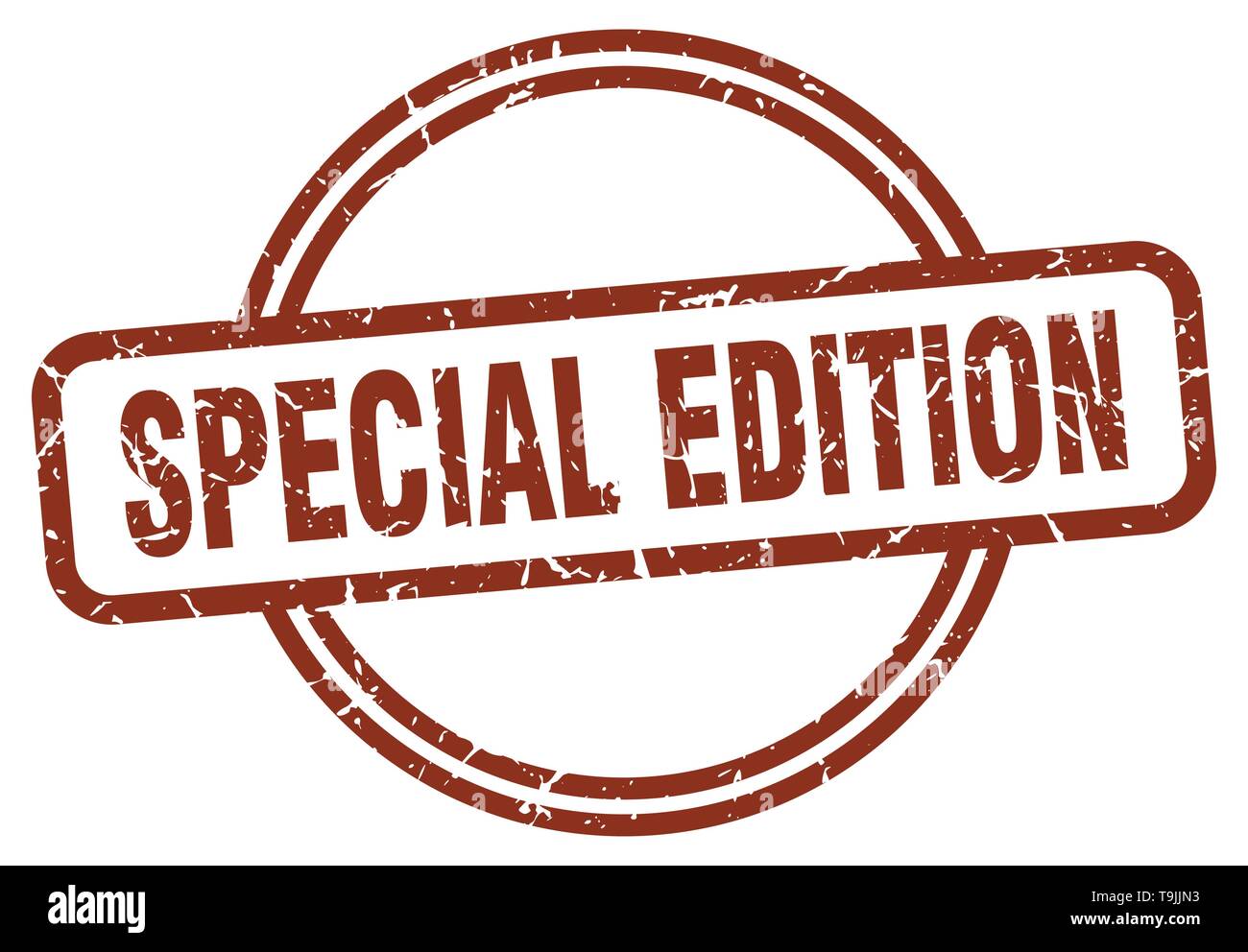 special edition stamp isolated on white Stock Vector Image & Art - Alamy