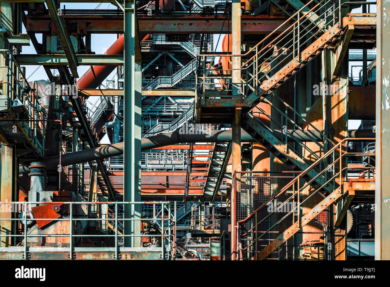 Decommissioned steel industrie in Germany Stock Photo - Alamy