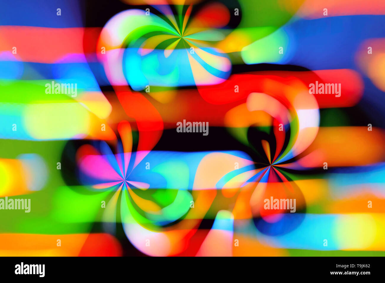 Abstract colorful lights pattern background Stock Photo - Alamy