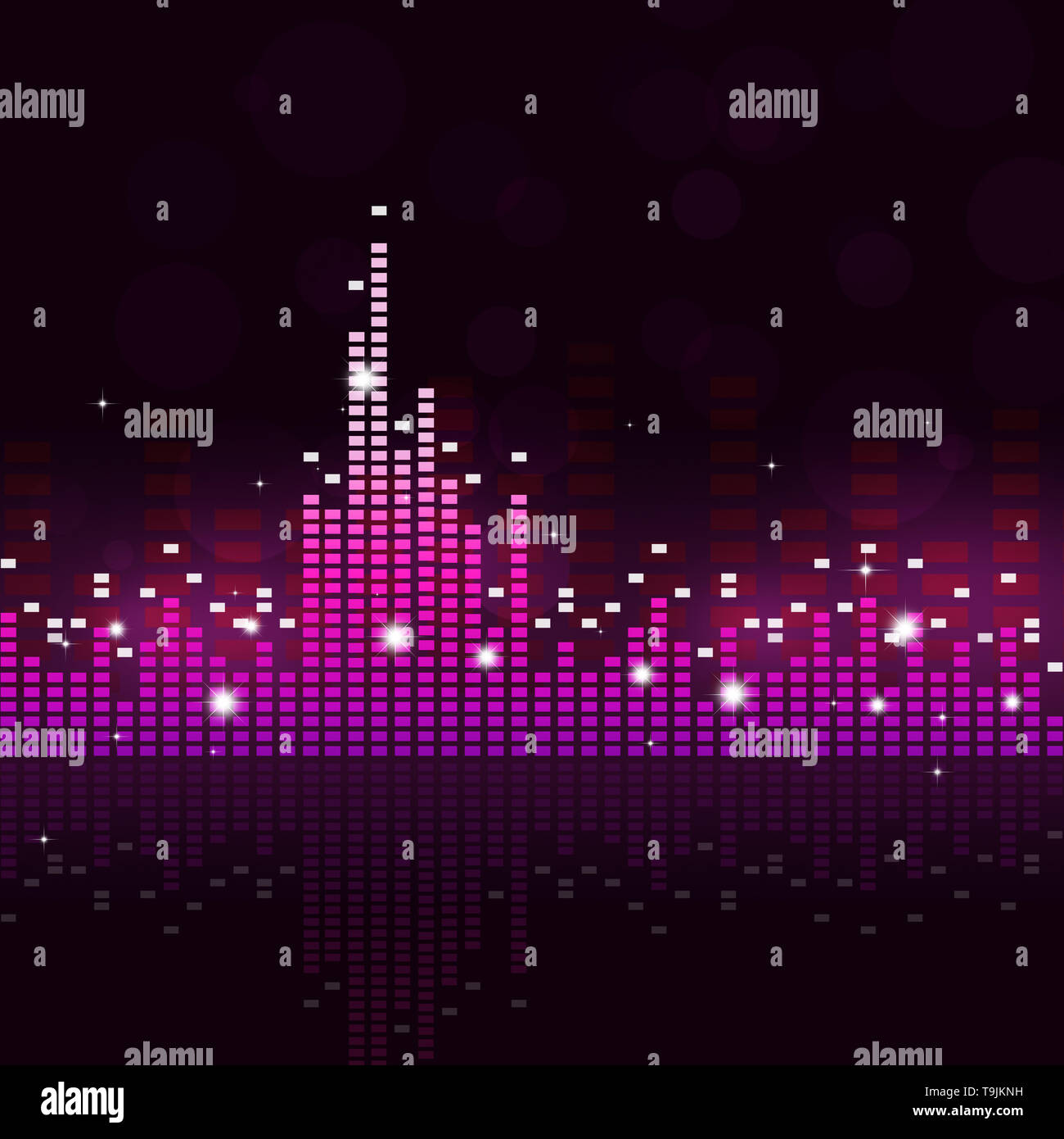 sound music equalizer background for active party designs Stock Photo ...