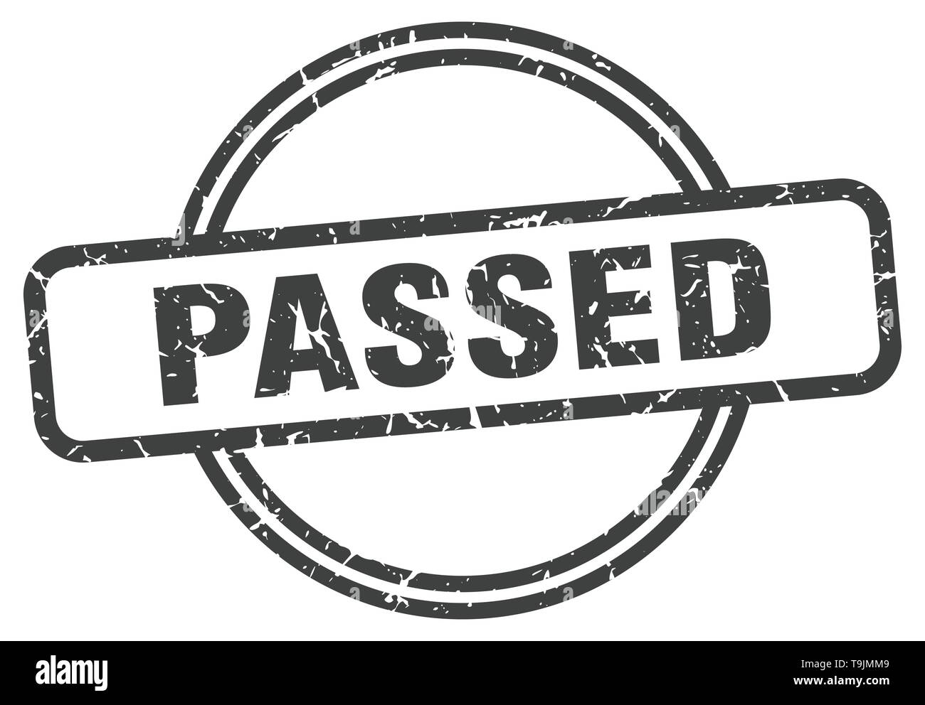passed vintage stamp. passed sign Stock Vector Image & Art - Alamy