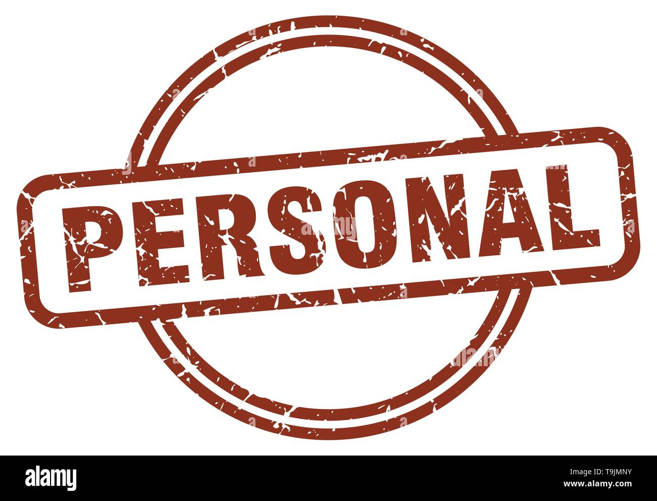 personal stamp isolated on white Stock Vector Image & Art - Alamy
