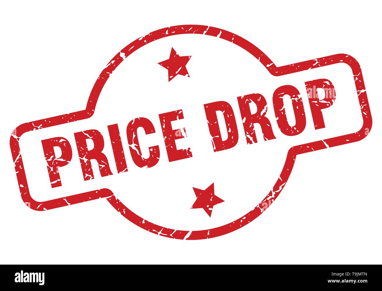 Price drop red rubber stamp hi-res stock photography and images - Alamy