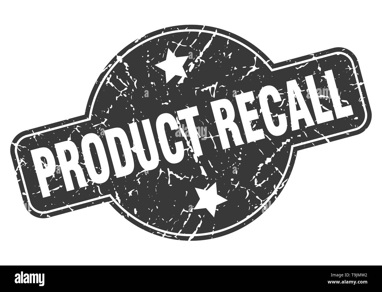 product recall round grunge isolated stamp Stock Vector Image & Art - Alamy