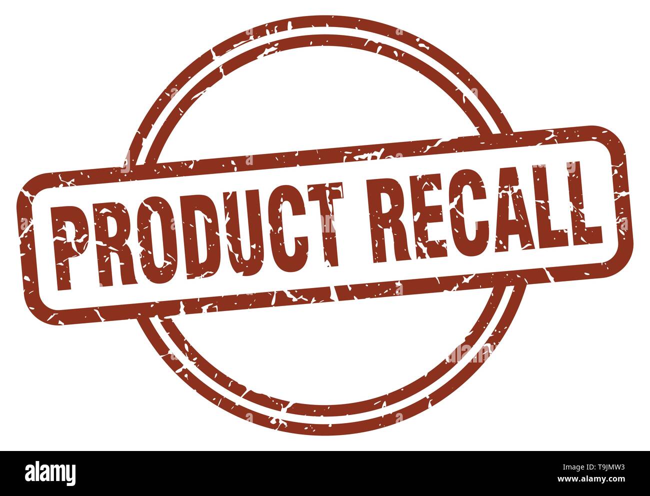 product recall stamp isolated on white Stock Vector Image & Art - Alamy