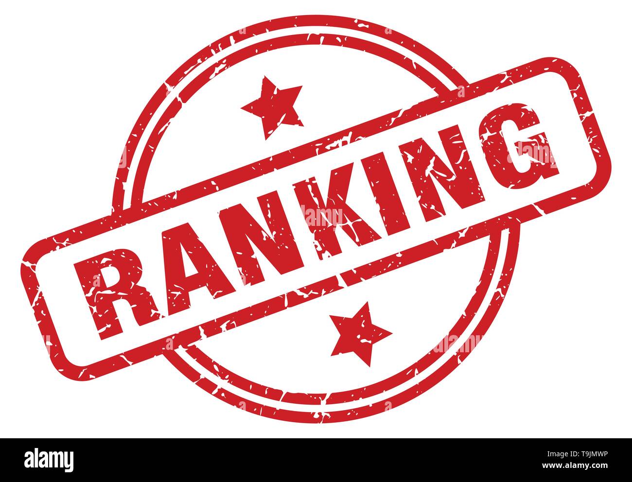 ranking round grunge isolated stamp Stock Vector Image & Art - Alamy