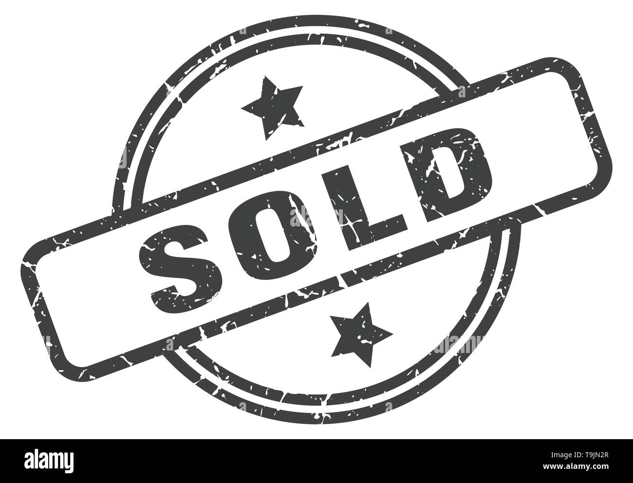 sold stamp isolated on white Stock Vector Image & Art - Alamy