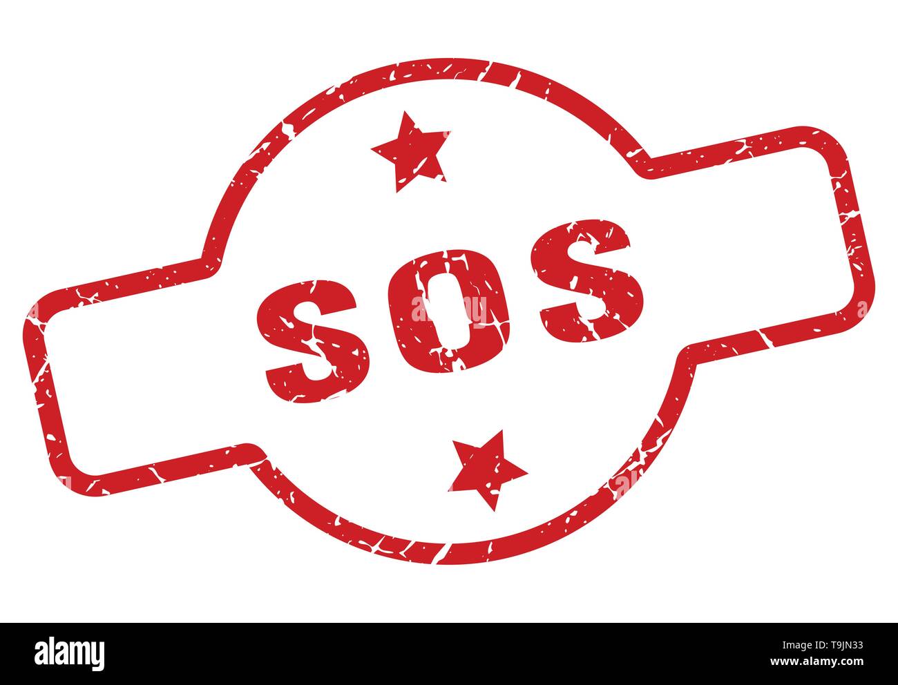sos stamp isolated on white Stock Vector Image & Art - Alamy