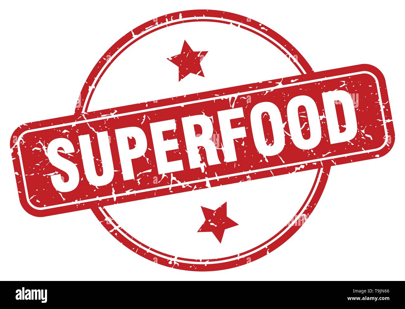 superfood vintage round isolated stamp Stock Vector Image & Art - Alamy