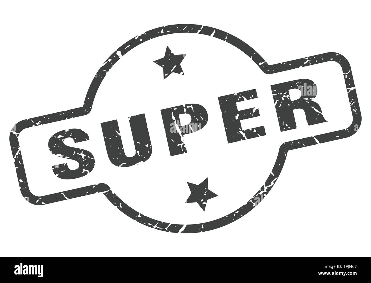 super vintage round isolated stamp Stock Vector Image & Art - Alamy