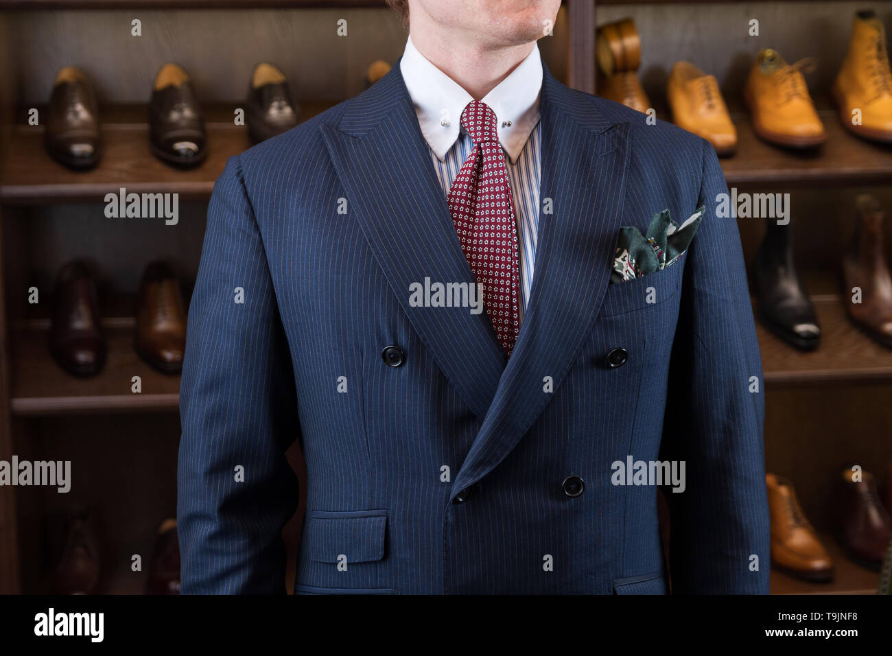 men shoes boutique store Stock Photo - Alamy