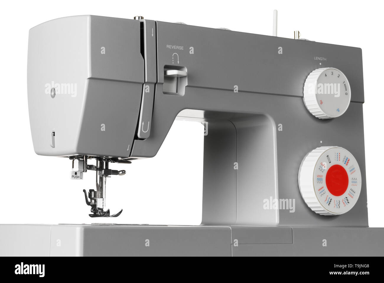 Modern electric sewing machine Stock Photo - Alamy