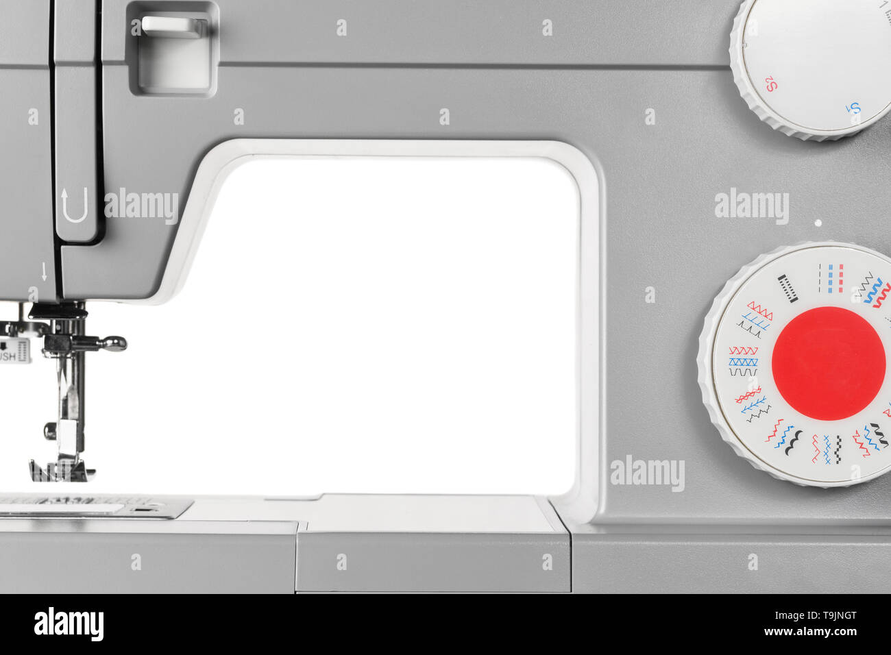 Modern electric sewing machine Stock Photo - Alamy