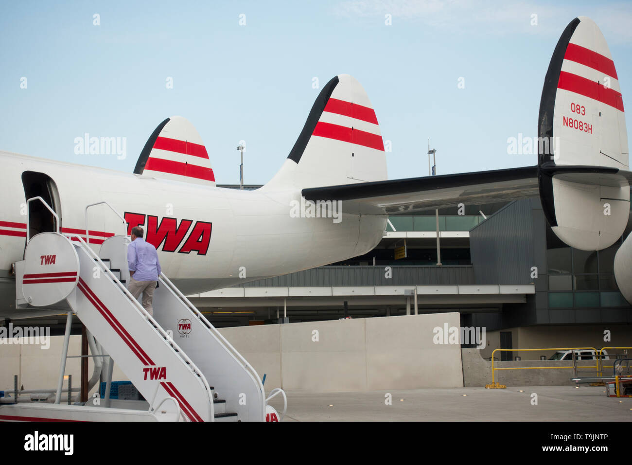 TWA hotel at JFK airport NYC Stock Photo - Alamy