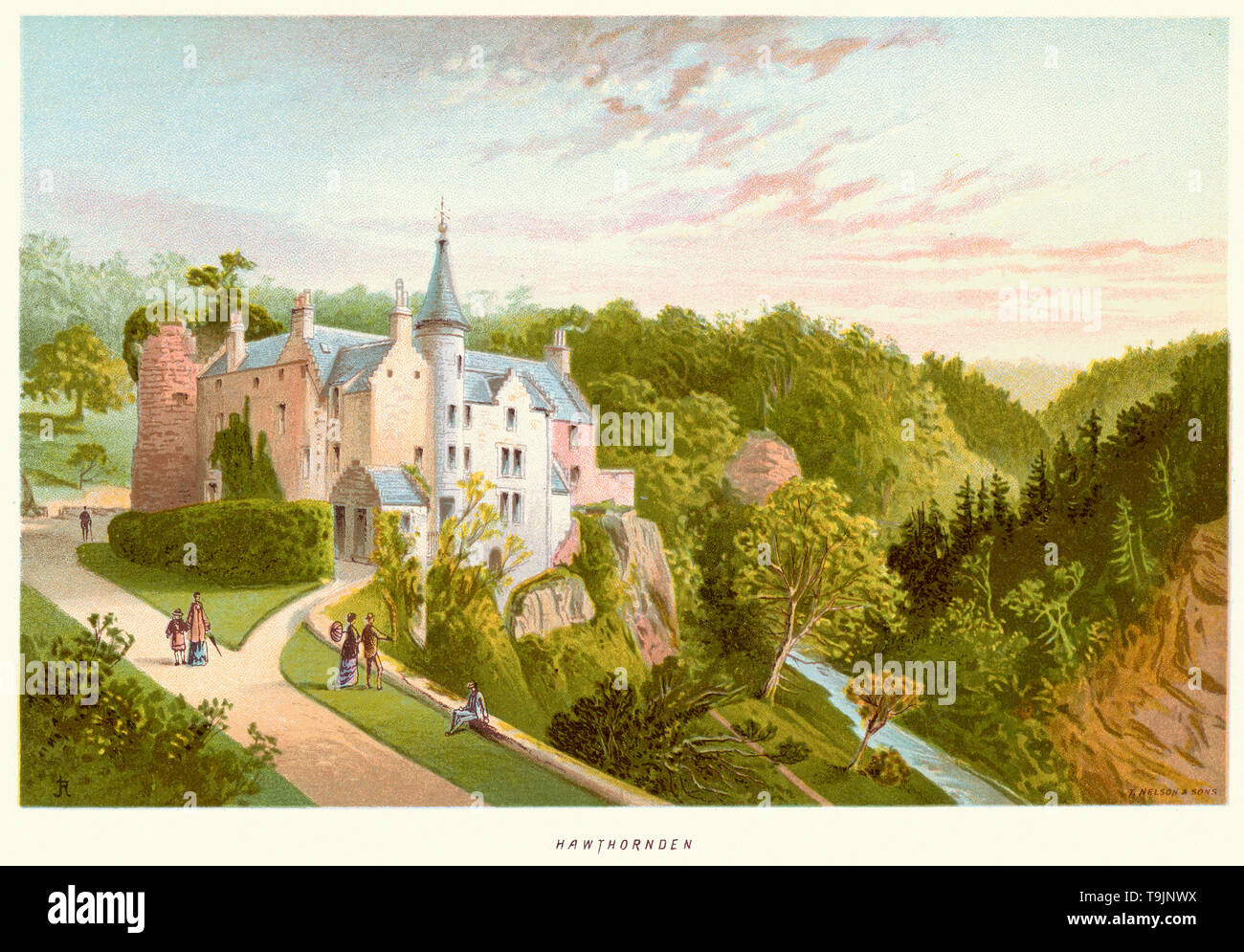 Scottish Castle Painting High Resolution Stock Photography and Images ...