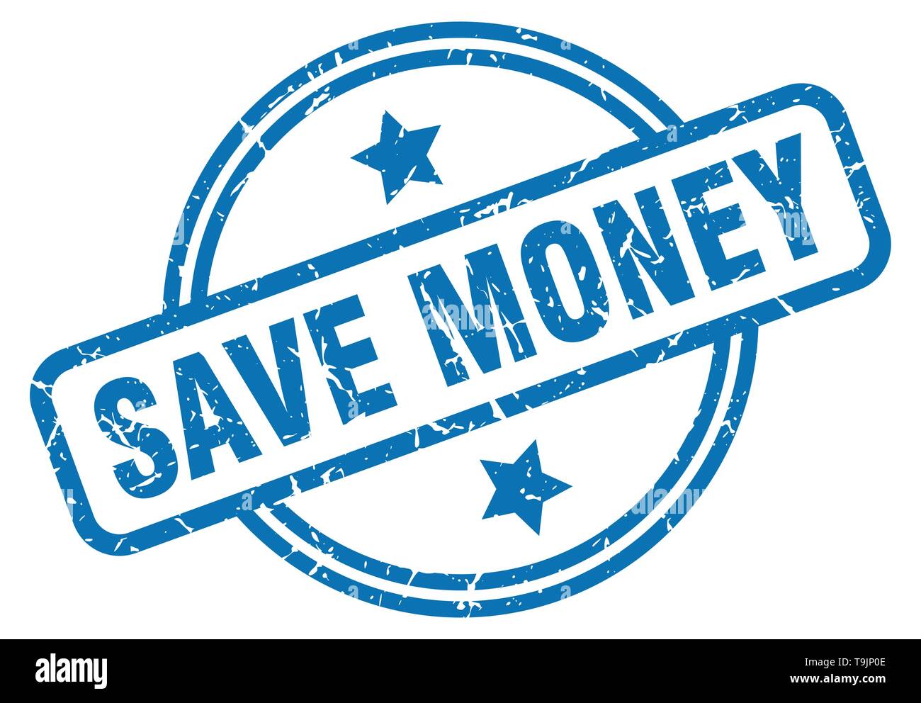 save money round vintage grunge stamp Stock Vector Image & Art - Alamy