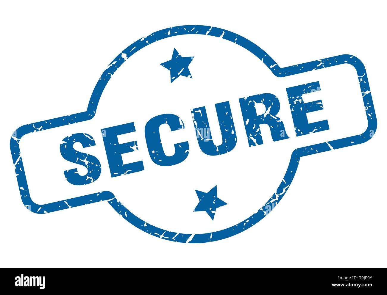secure vintage stamp. secure sign Stock Vector Image & Art - Alamy