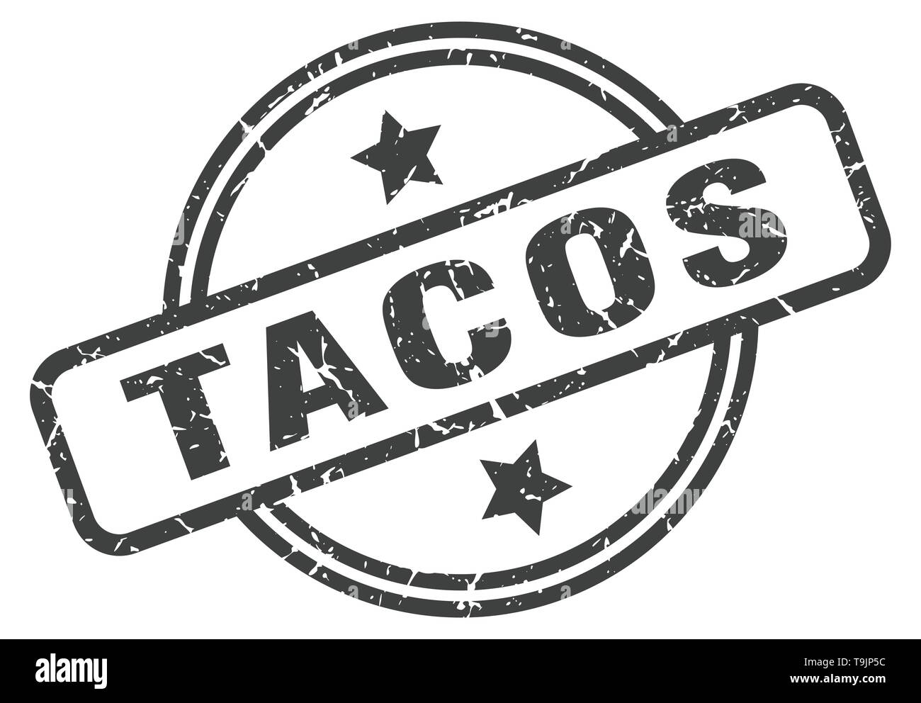 tacos stamp isolated on white Stock Vector Image & Art - Alamy