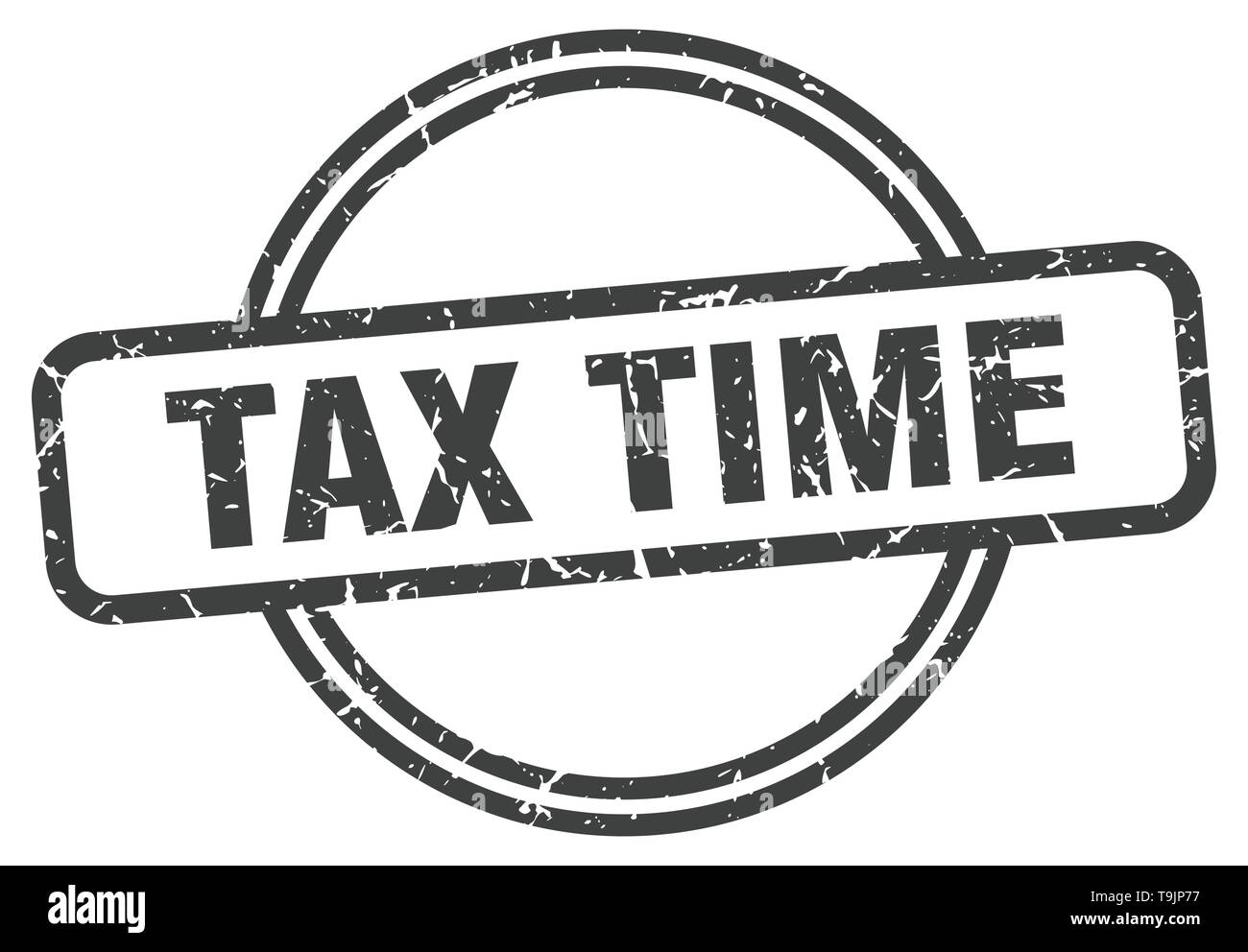 Tax time black round hi-res stock photography and images - Alamy