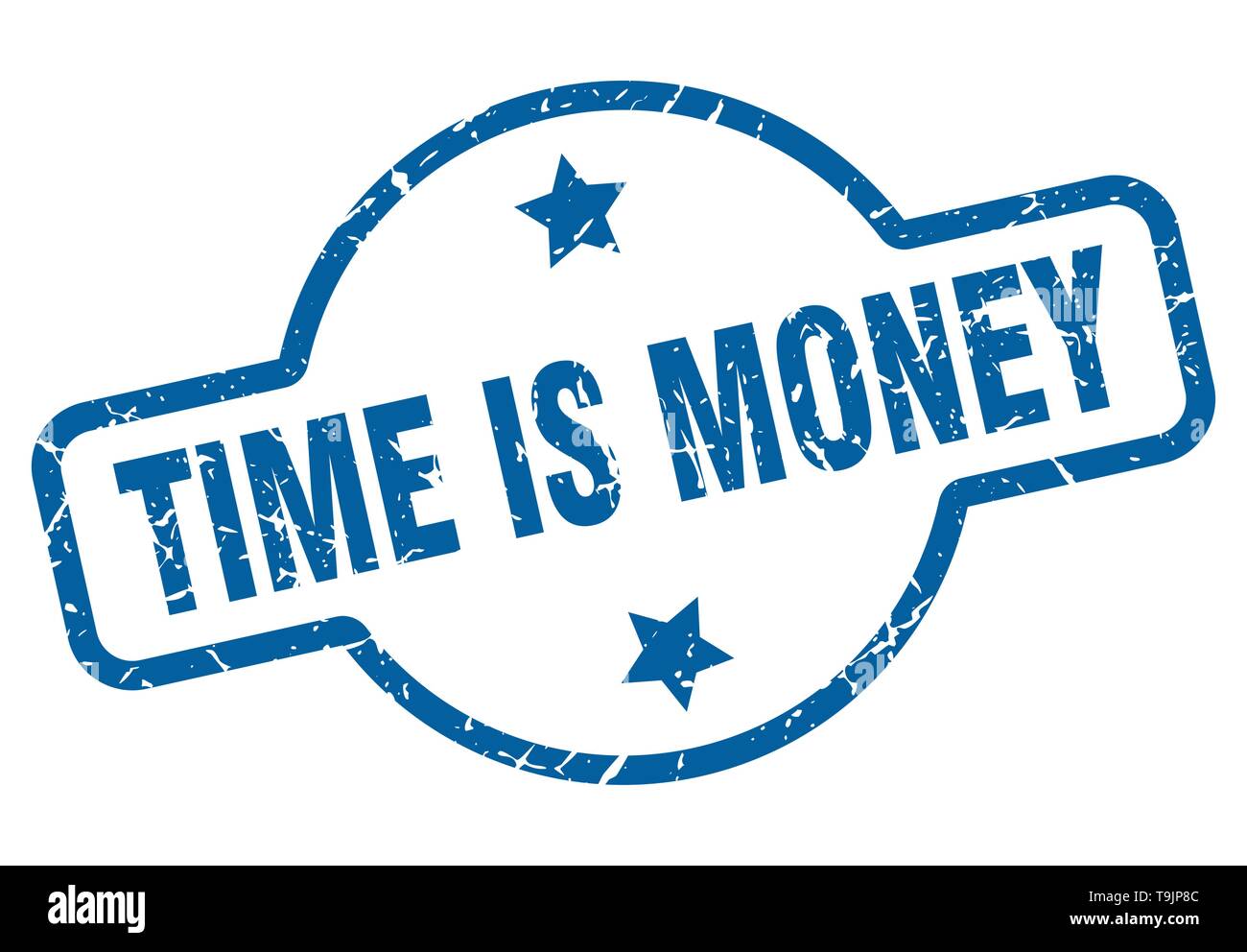 time is money vintage stamp. time is money sign Stock Vector Image ...