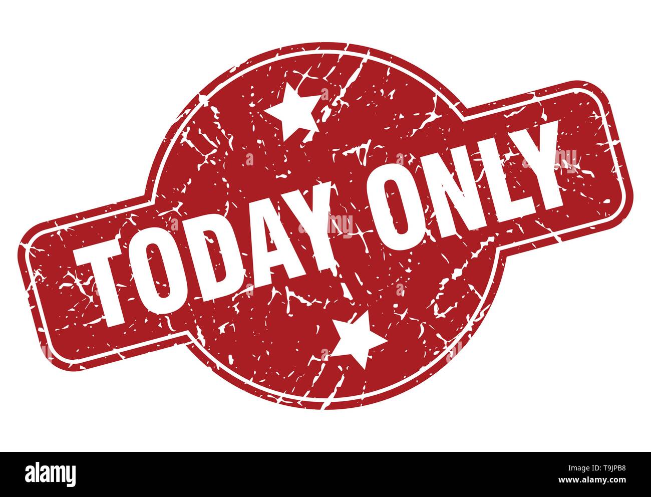 today only vintage stamp. today only sign Stock Vector Image & Art - Alamy