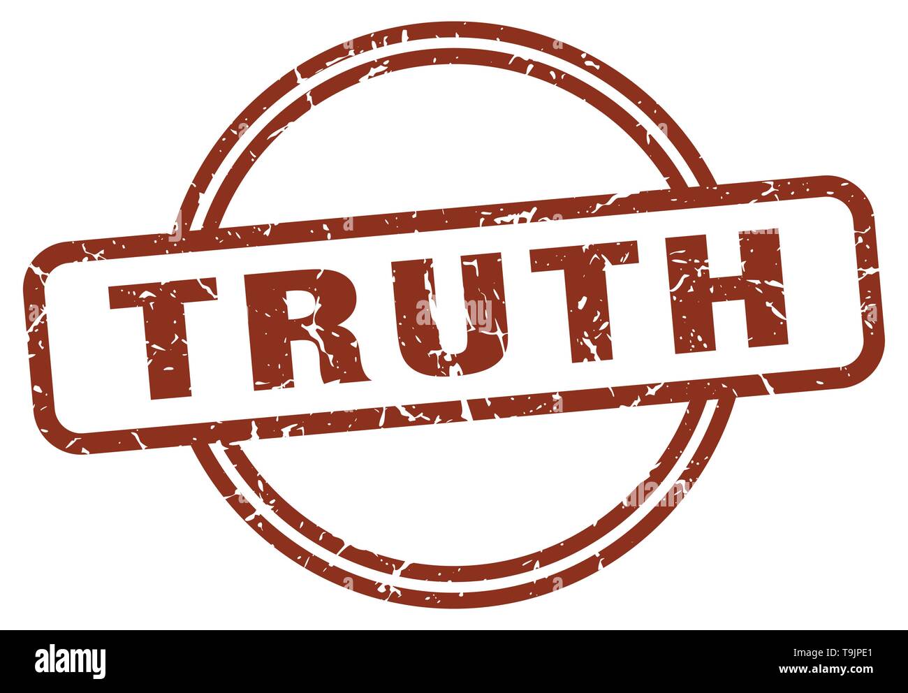truth stamp isolated on white Stock Vector Image & Art - Alamy