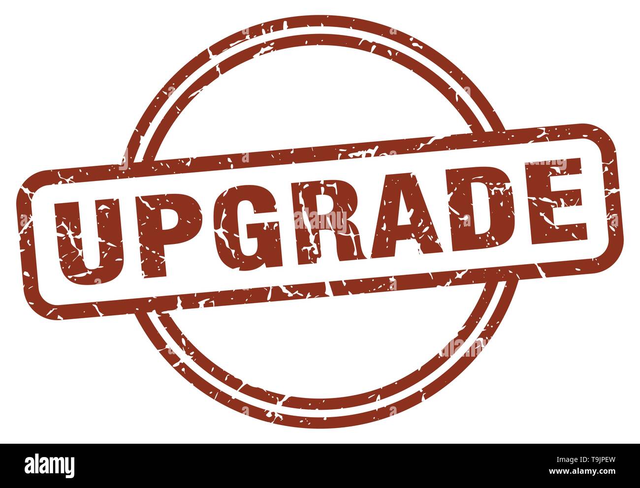 upgrade stamp isolated on white Stock Vector Image & Art - Alamy