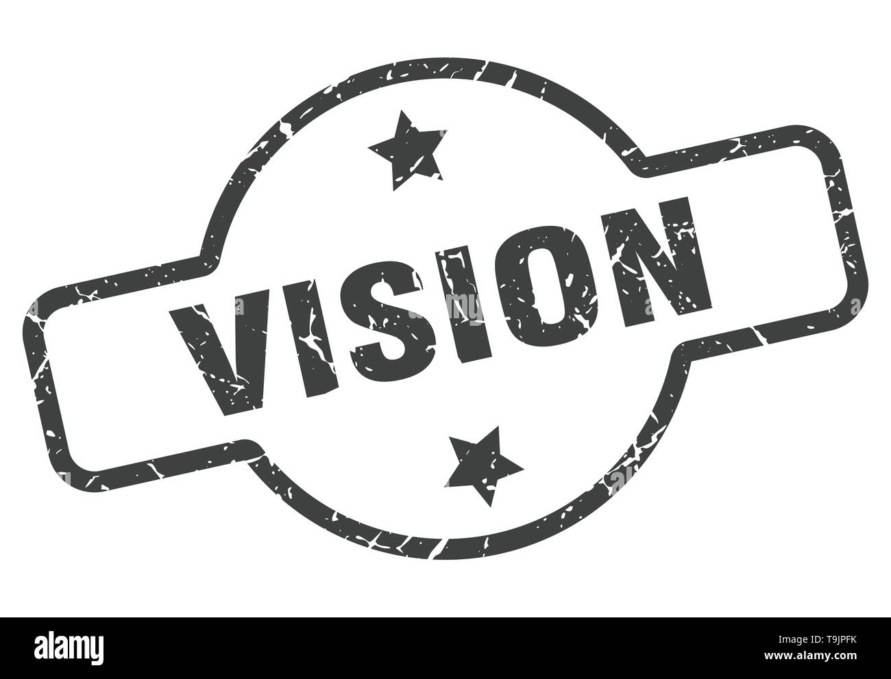 vision vintage round isolated stamp Stock Vector Image & Art - Alamy