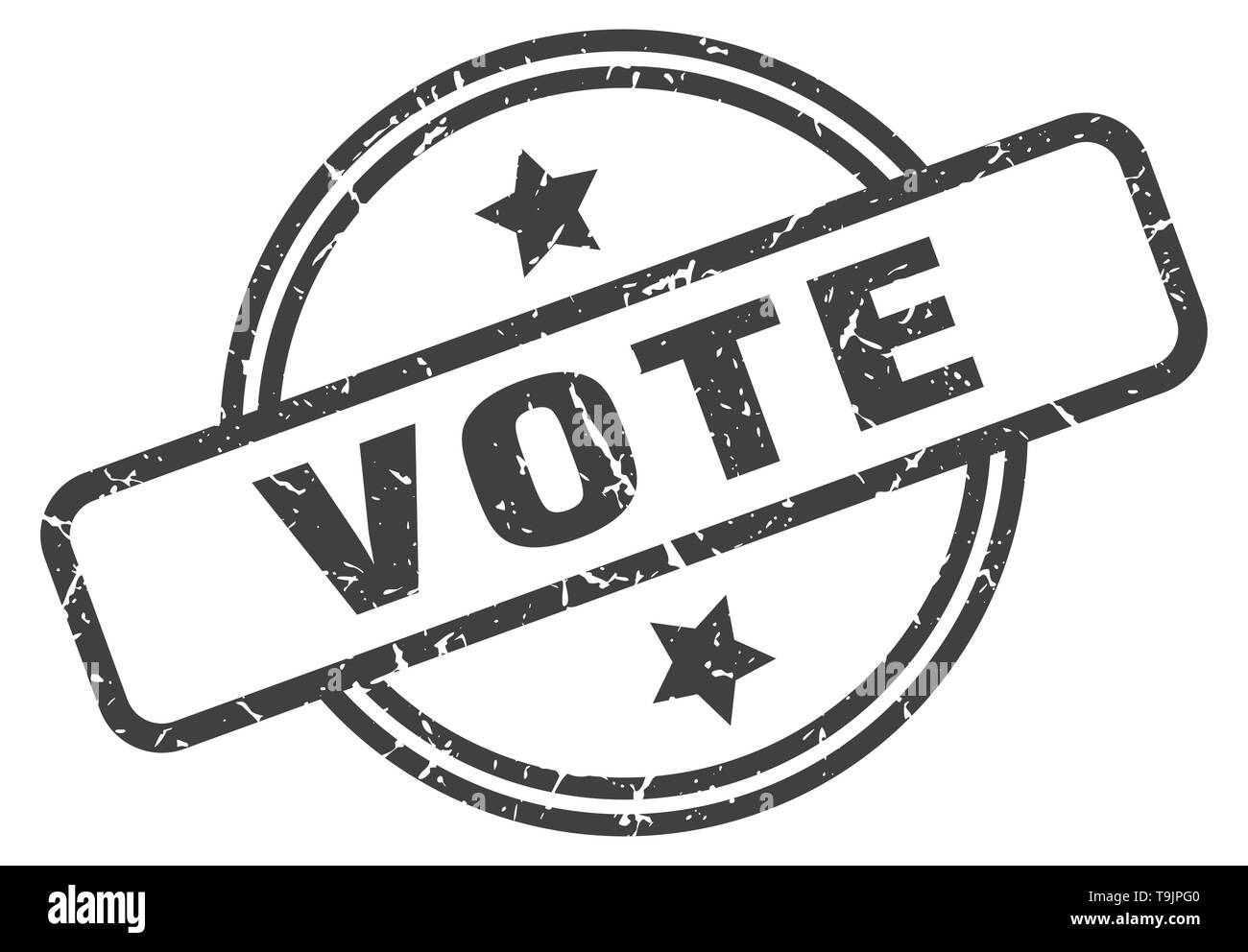 vote stamp isolated on white Stock Vector Image & Art - Alamy