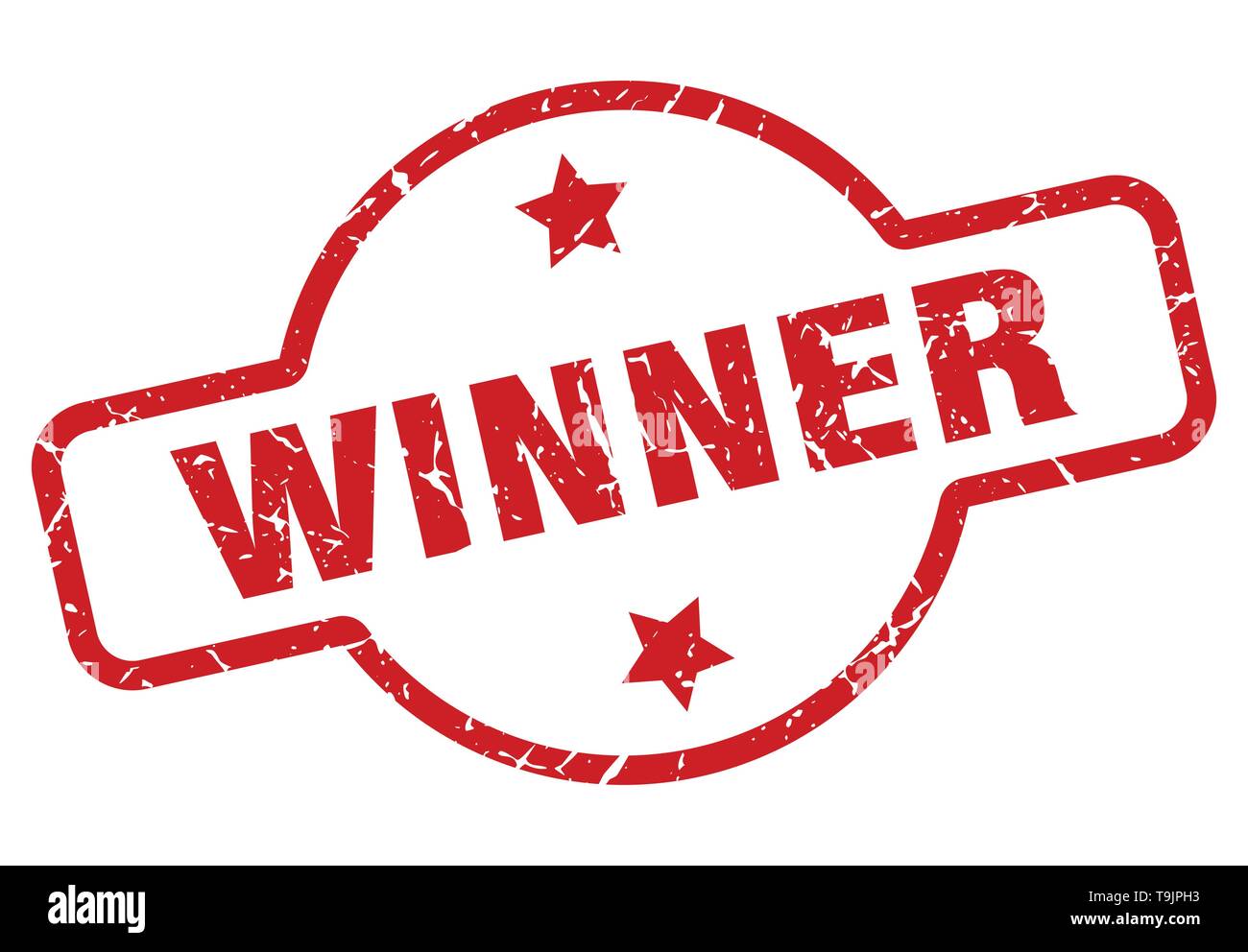 winner stamp isolated on white Stock Vector Image & Art - Alamy