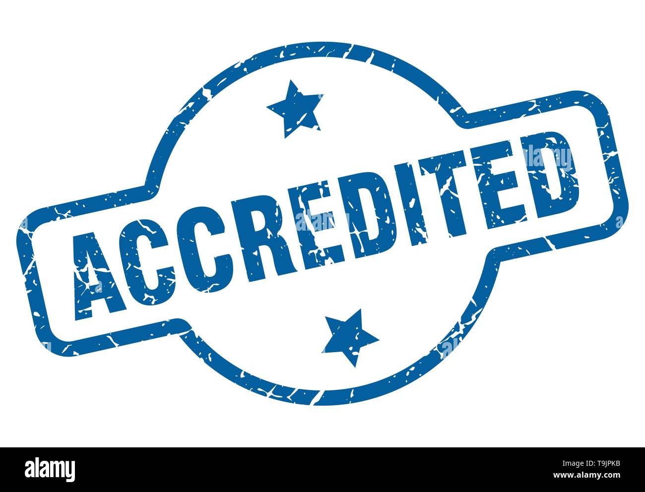 accredited vintage stamp. accredited sign Stock Vector Image & Art - Alamy