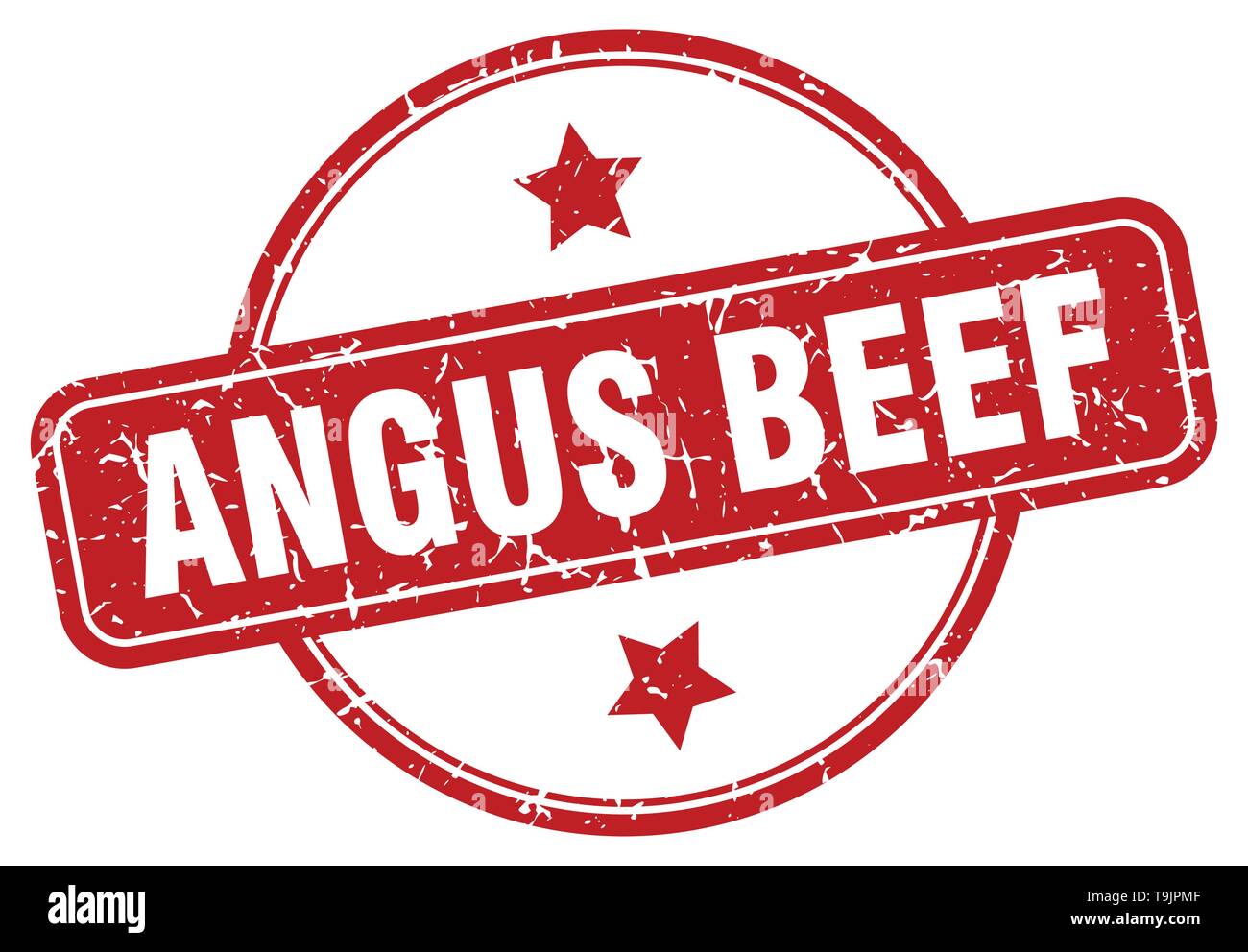 angus beef vintage round isolated stamp Stock Vector Image & Art - Alamy