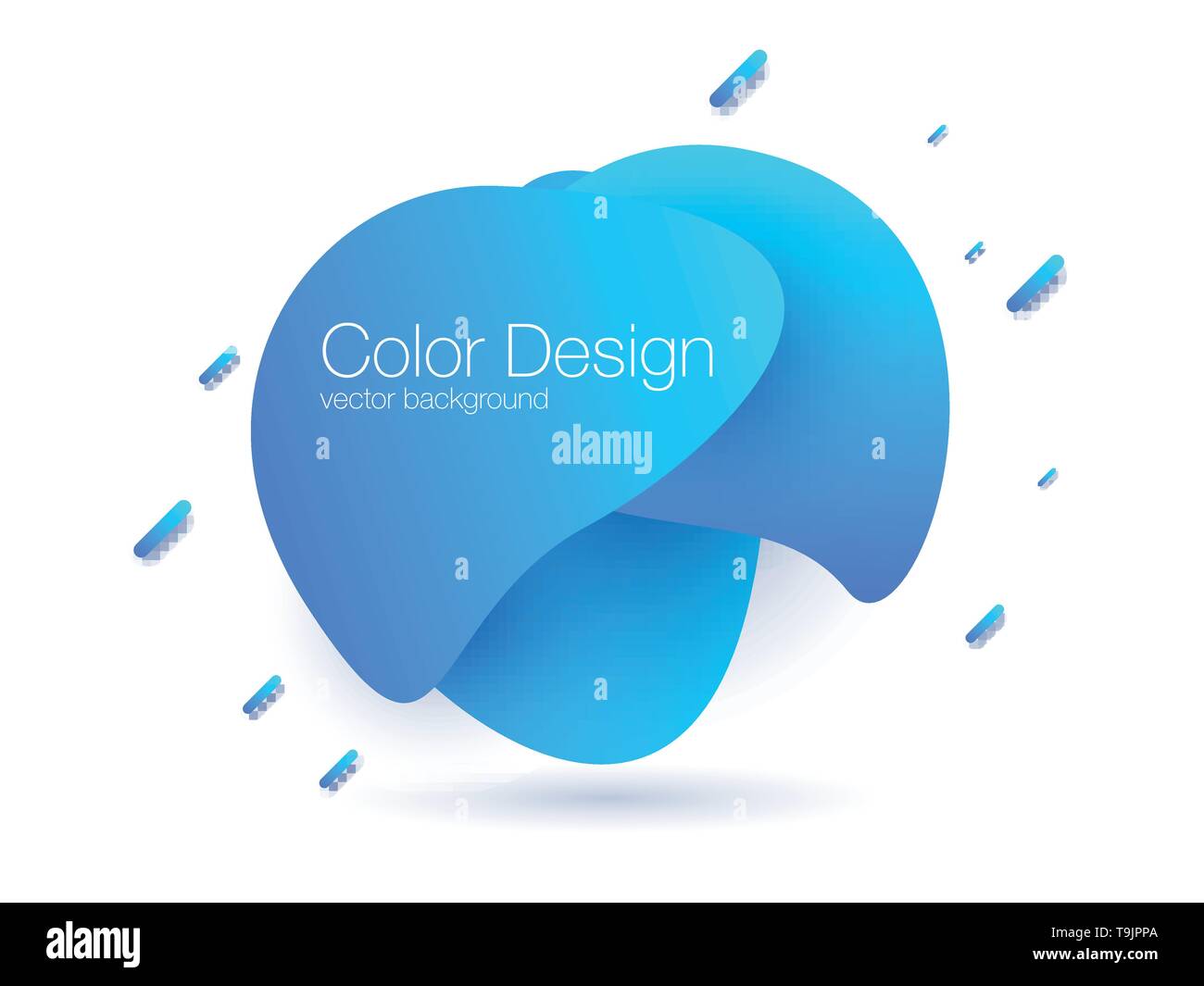 Smooth blend banner template Cut Out Stock Images & Pictures - Alamy