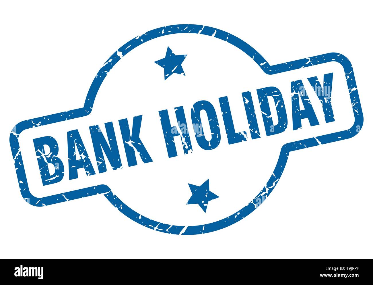 Bank holiday vintage stamp hi-res stock photography and images - Alamy